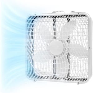 Reviews for Lasko Weather Shield 20 in. 3 Speed Box Fan for Home in ...