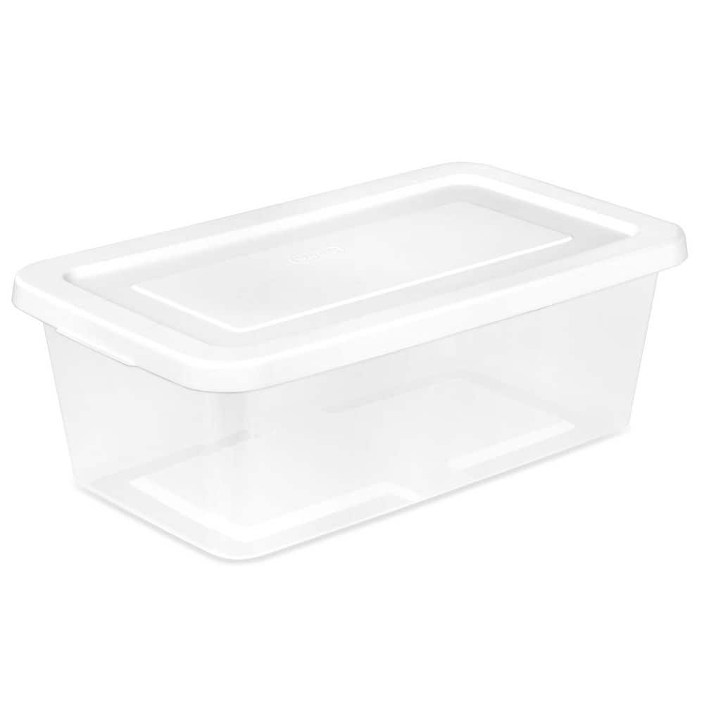 Sterilite 6 Qt/5.7 L Storage Box 42428018 - The Home Depot
