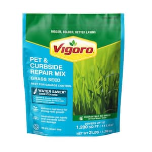Vigoro 3 lbs. Pet and Curbside Repair Grass Seed Mix with Water Saver Seed Coating 25688 The Home Depot