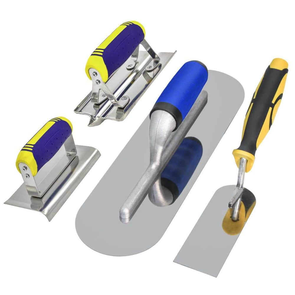 Laybus Stainless Steel Concrete Tools Set Margin Trowel Plus Concrete ...