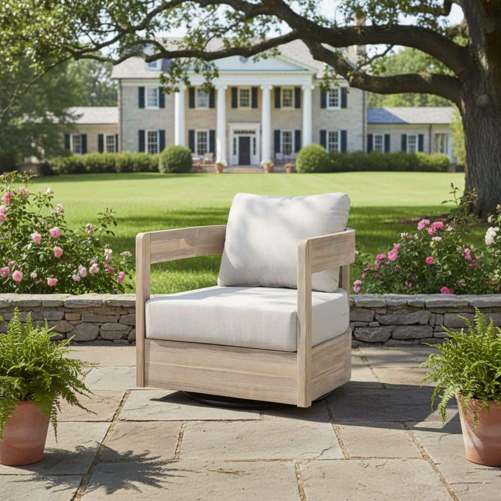CHRISTOPHER KNIGHT HOME Invera Country Paito Light White Finish Solid ...