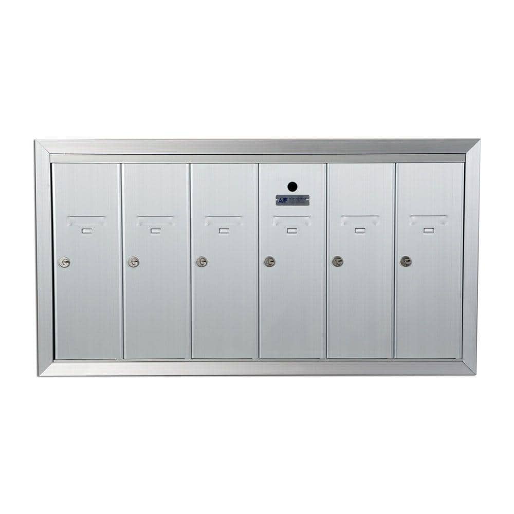 Reviews for Florence Recessed Wall Mount Vertical Mailbox with 6 ...