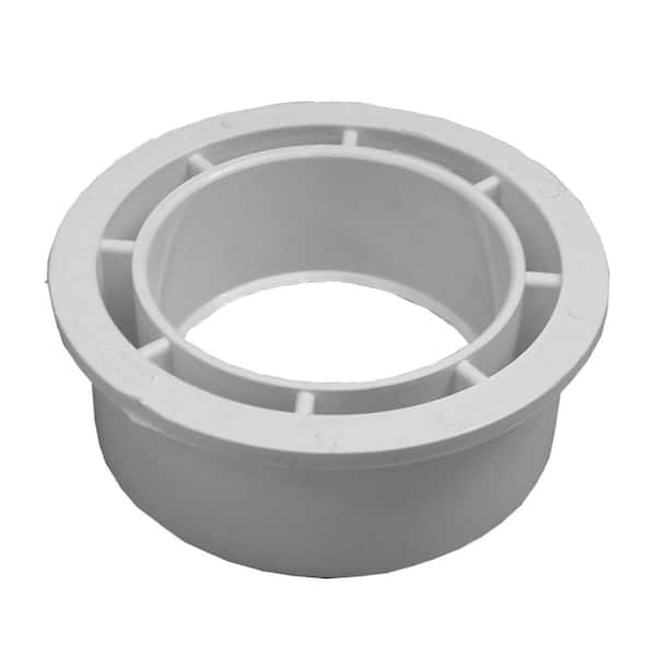 4 in. x 3 in. PVC SPG x H Bushing 60243 - The Home Depot