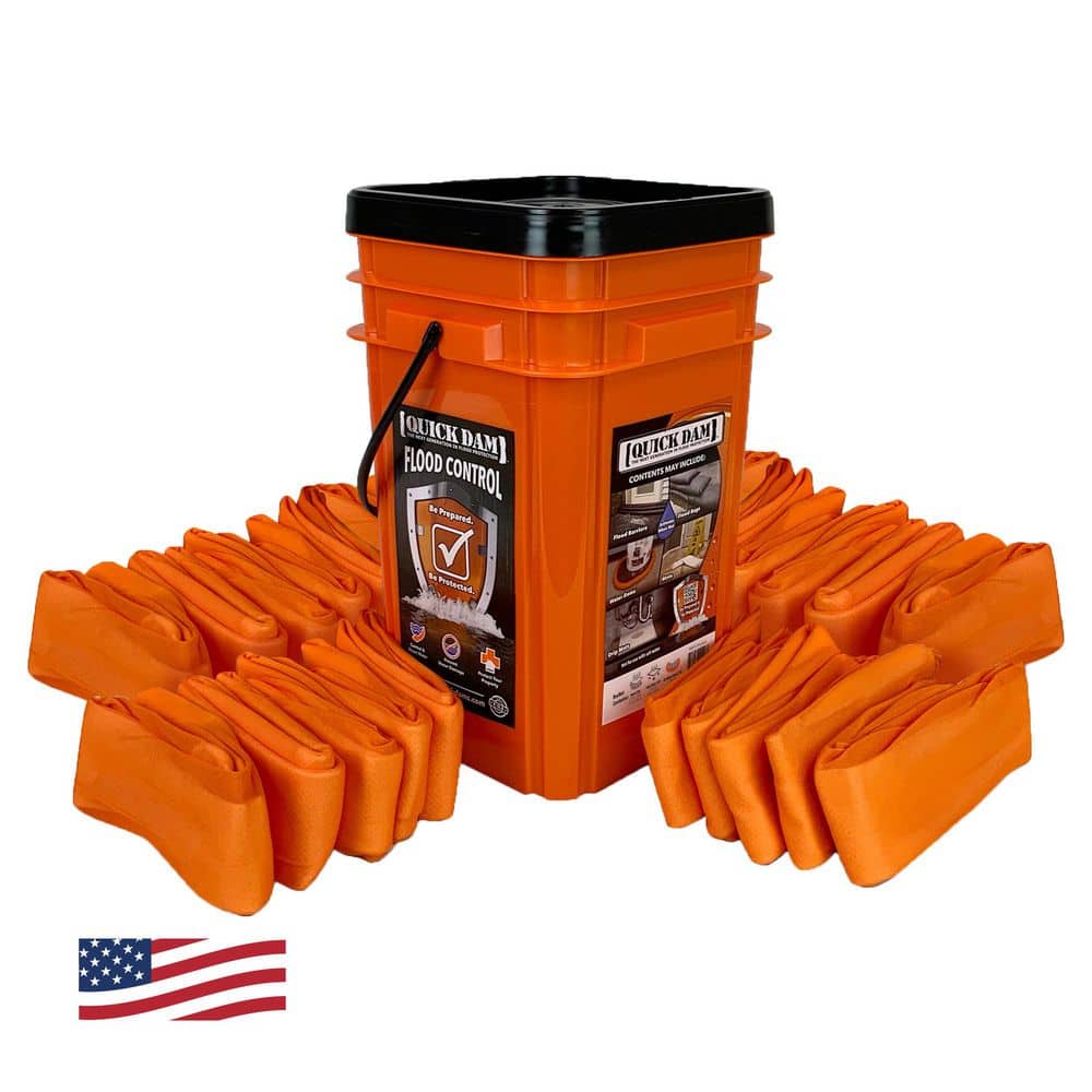 Quick Dam Grab and Go Indoor Water Control Kit Containing 25 - 4 ft ...