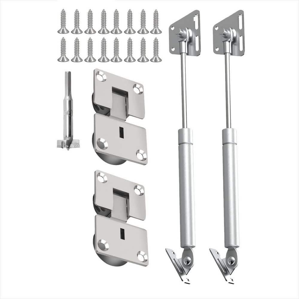 Wudkey 2-Pack Drop Down Gas Struts with 90 Degree Page Turning axis ...