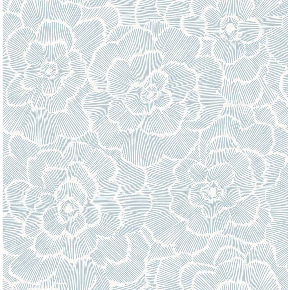 Reviews for NuWallpaper Roslin Blue Peel and Stick Wallpaper | Pg 1 ...