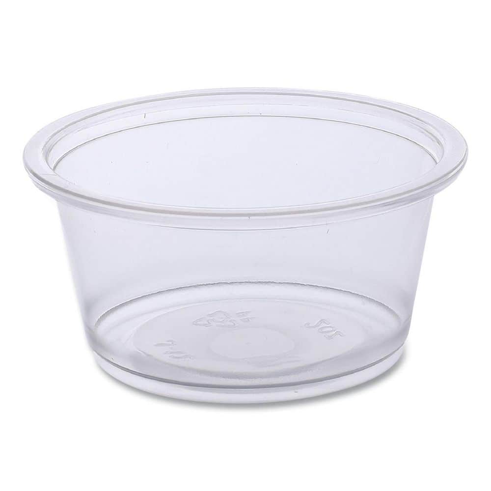 Boardwalk 2 oz. Clear Souffle/Portion Disposable Plastic Cups ...