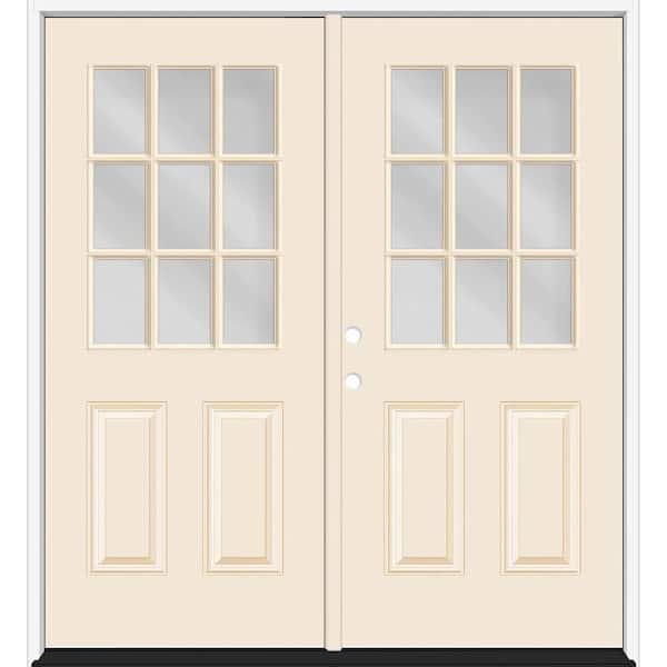Steves & Sons Reliant 72 in. x 80 in. 2P 1/2L 9L-SDL Clear Glass RHIS ...