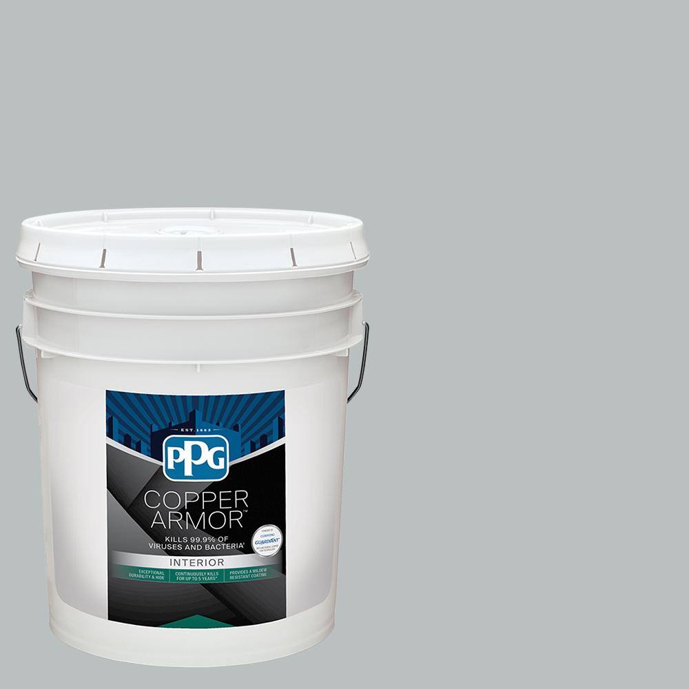 COPPER ARMOR 5 gal. PPG1039-2 Maiden Mist Semi-Gloss Antiviral and ...