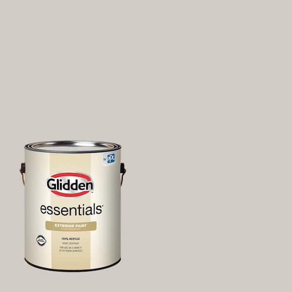 Glidden Essentials 1 gal. PPG1002-3 Cool Slate Satin Exterior Paint ...