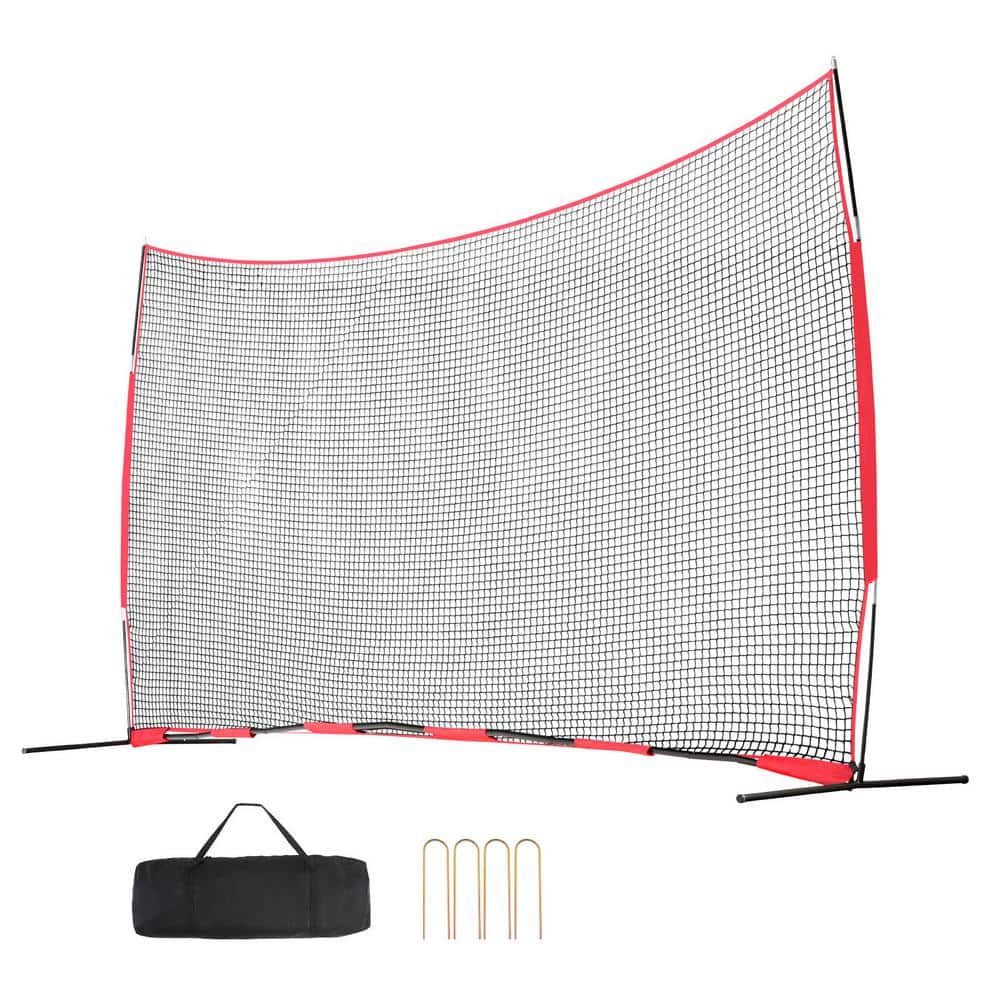 SVOPES Barricade Backstop Net, 20 x 10 ft. Sports Barrier Netting ...