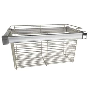 VIA Cabinets Premium 16.34 in. H x 16.5 in. W Matte Black Aluminum Full ...