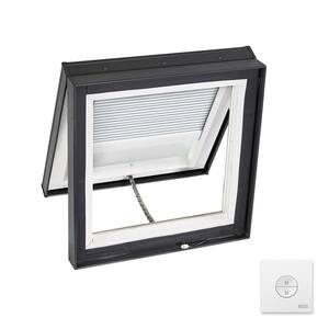 VELUX 46-1/2 in. x 46-1/2 in. Fresh Air Venting Curb-Mount Skylight with Tempered LowE3 Glass ...