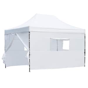 PHI VILLA 10 ft. x 15 ft. Large Outdoor Wedding Party Commercial Canopy ...