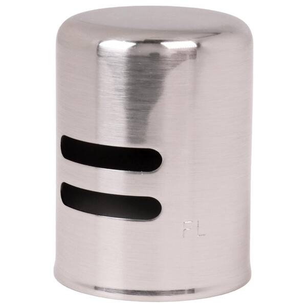 WESTBRASS Brass Air Gap Cap For Dishwasher - Nickel Finish, Universal