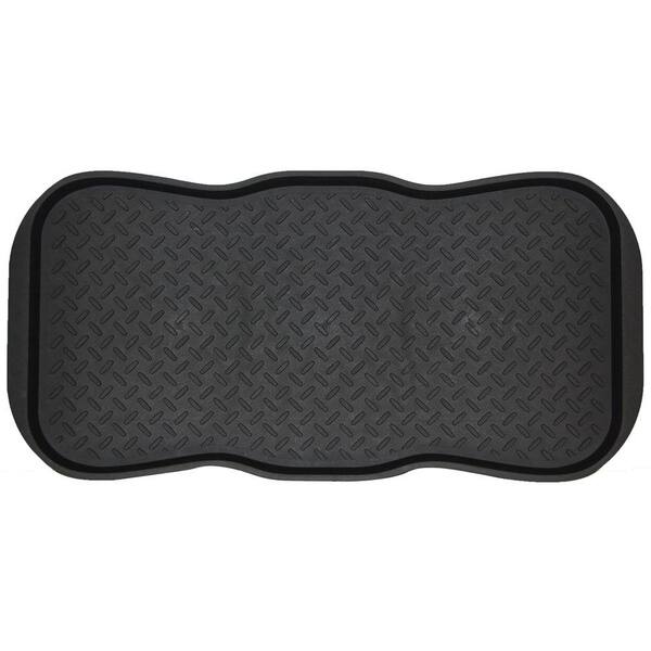 Multy Home Colossal Black 19 in. x 39 in. Rubber Boot Tray MT5100112 ...