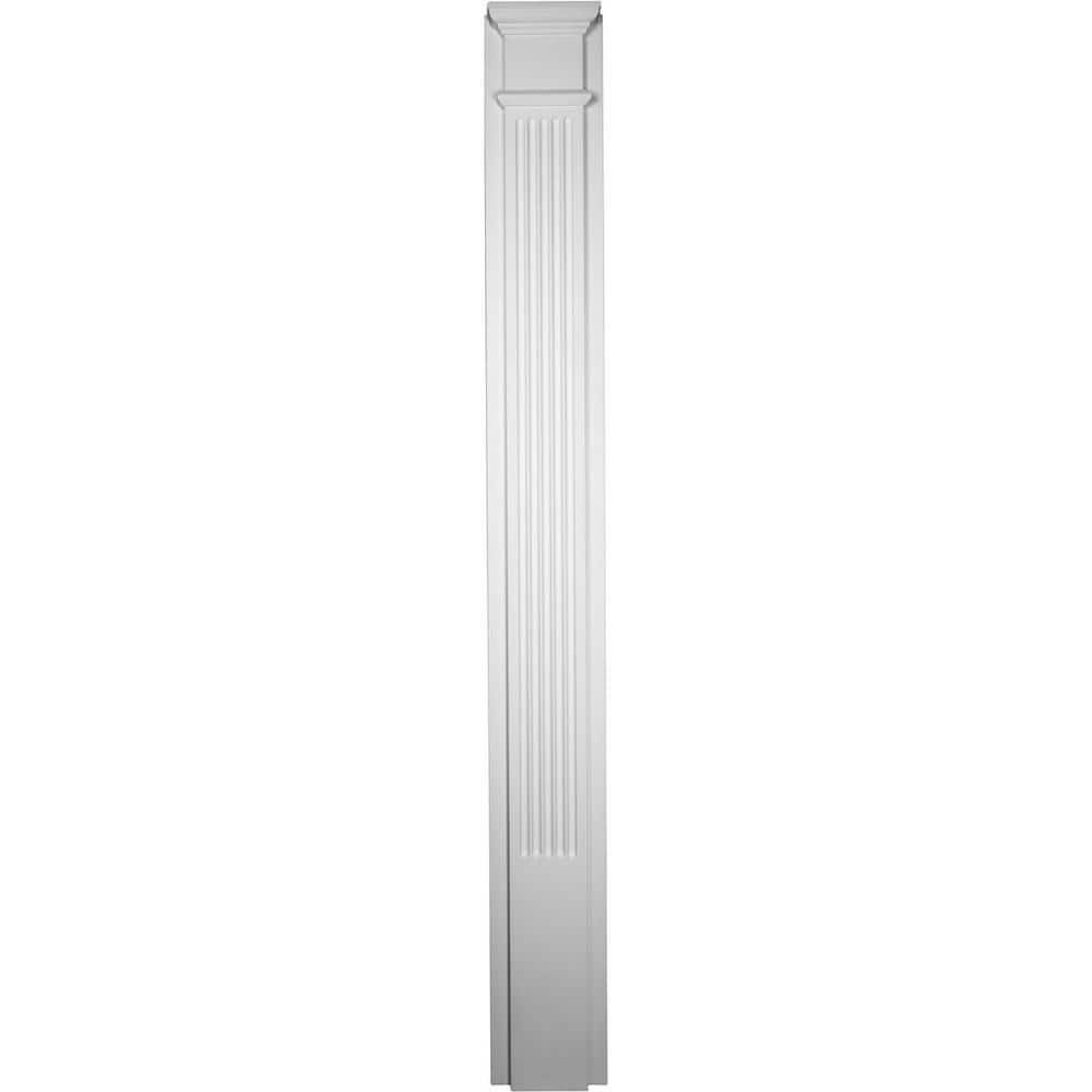 Ekena Millwork 2-1/2 in. x 10 in. x 90-1/2 in. Polyurethane Fluted ...