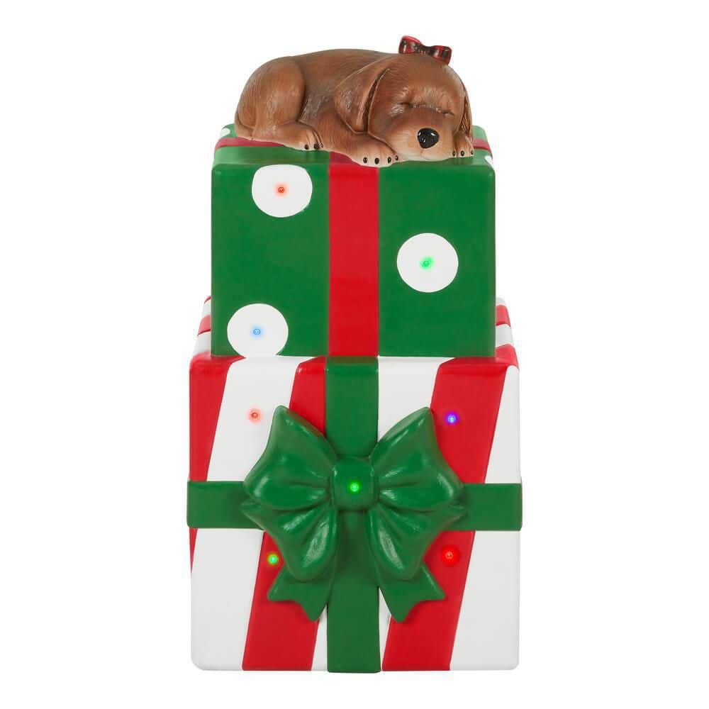 Reviews for Home Accents Holiday 2.5 ft LED Labrador Puppy on Presents ...