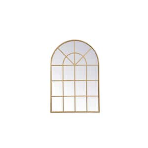 Large Rectangle Brass Contemporary Mirror (48 in. H x 28 in. W ...