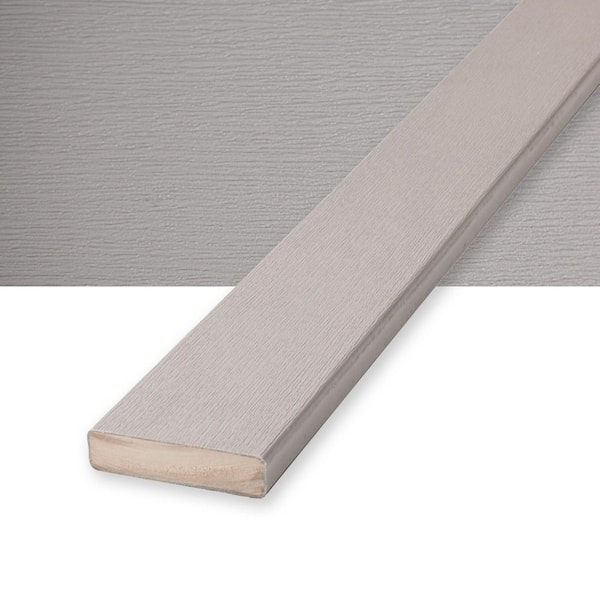 Deckorators Porch Flooring 1 in. x 4 in. x 12 ft. Kettle Gray Square ...