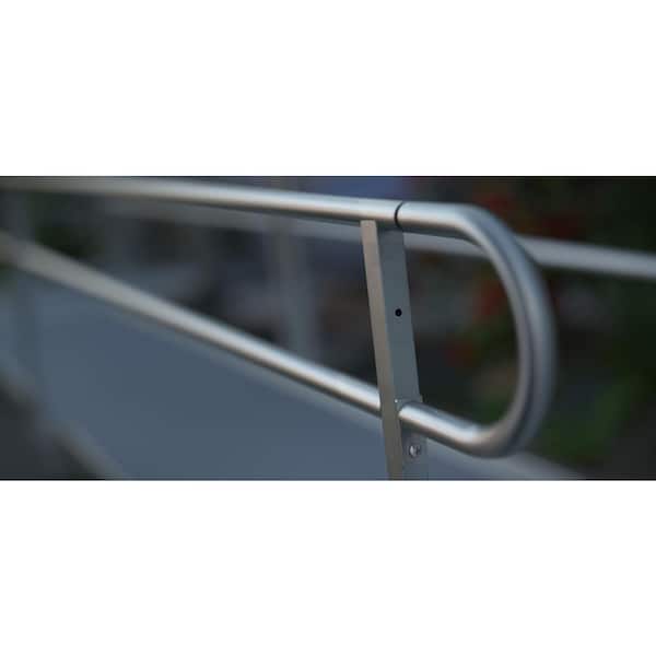 EZ-ACCESS PATHWAY 16 ft. Straight Aluminum Wheelchair Ramp Kit with ...