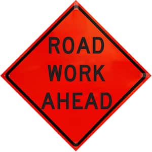 PLASTICADE 36 in. Roll Up Sign-Be Prepared to Stop R36DI-NRO-PP-W3-4 ...