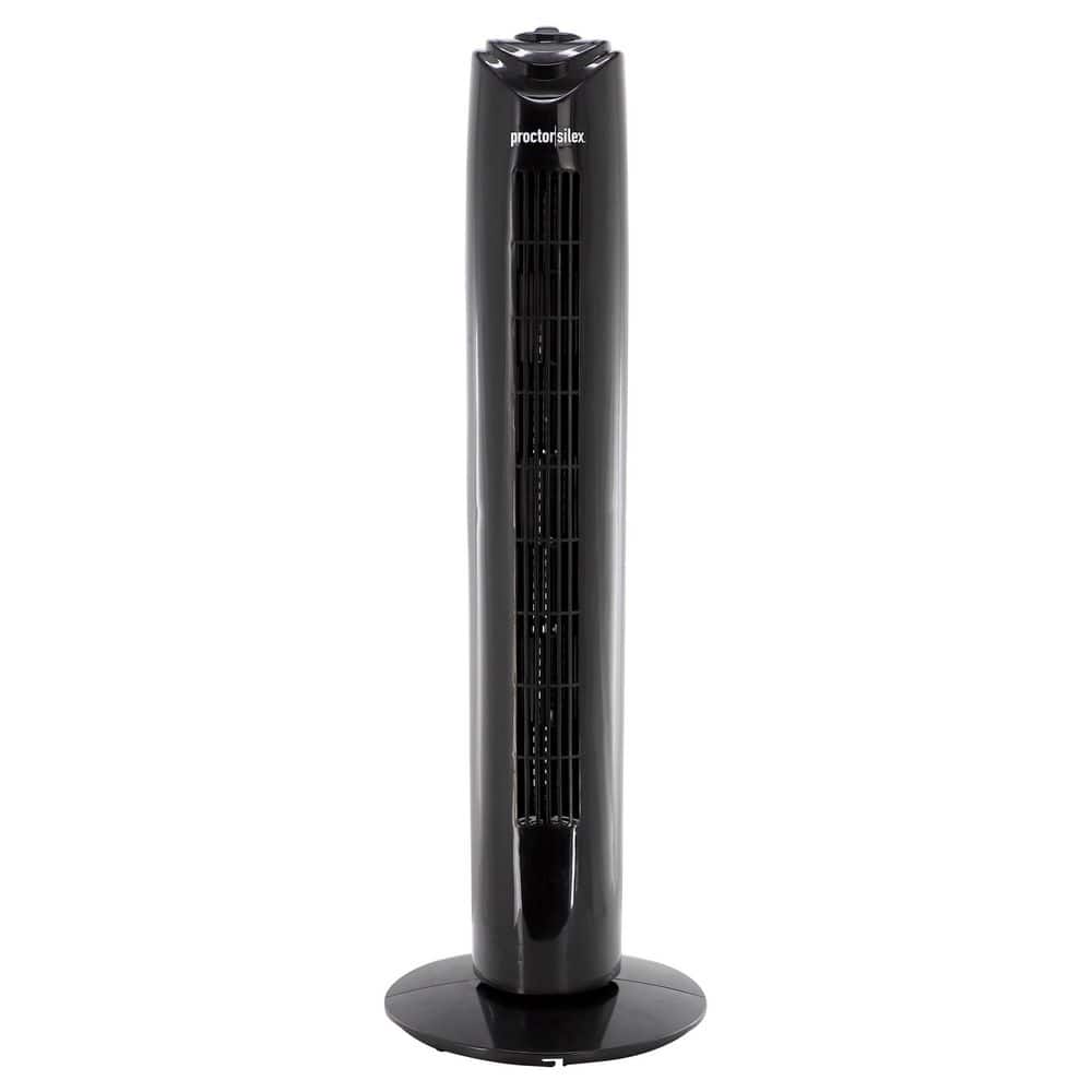 Proctor Silex 32 in. 50w Oscillating Tower Fan in Black 985123600M ...