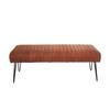 Litton Lane Brown Upholstered Bedroom Bench with Linear Tufted Panels ...