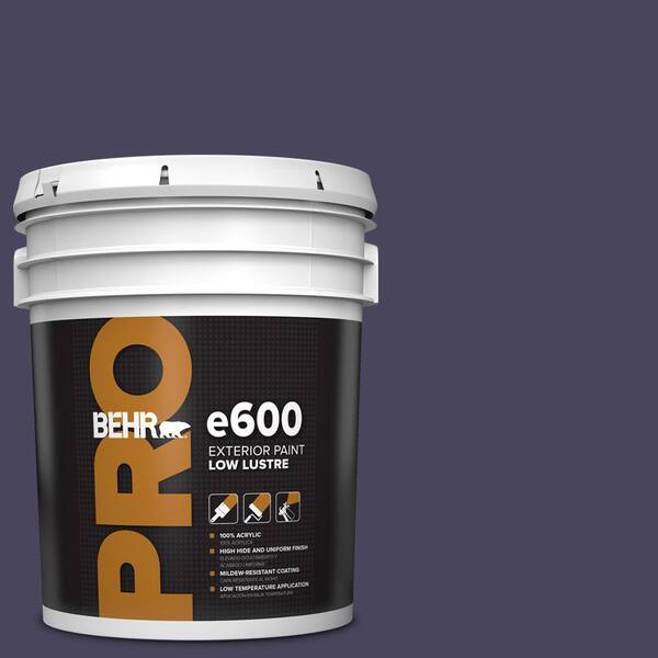 BEHR PRO 5 gal. #S-H-640 Purple Blanket Low Luster Exterior Paint ...