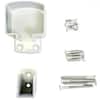 Vista Aluminum Level Rail Post Bracket Package White PB7447WT - The ...
