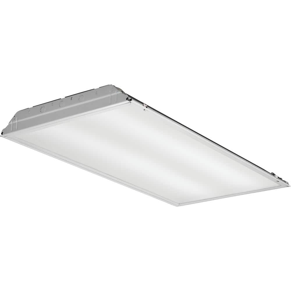 Lithonia Lighting Contractor Select 38.9W 2'x4' LED Aluminum Commercial ...