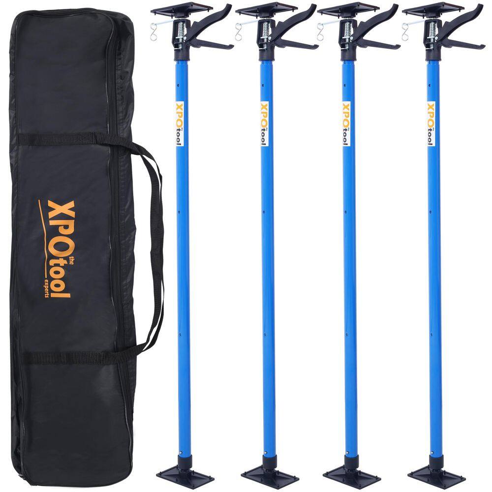 Tatayosi 4-Pack Blue Steel Adjustable Support Pole Jack Post Hand ...