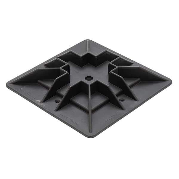FORT DECKING SYSTEM 11 in. x 11 in. Composite Deck Block 4 in. Center ...