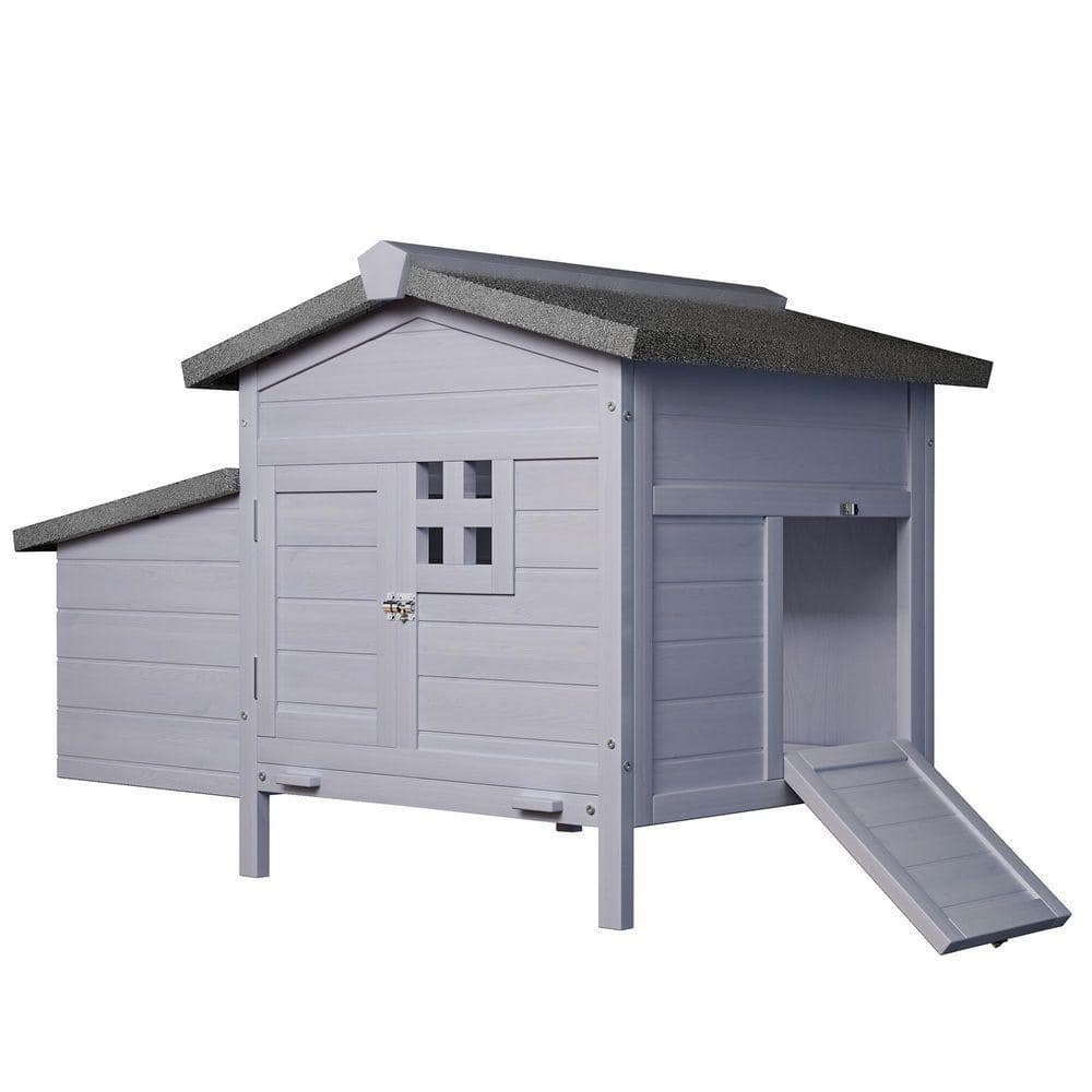 Miscool Avex Antique Gray 28 in. H x 40.2 in. W x 26.4 in. D Wood ...