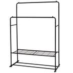 Whitmor Chrome Metal Clothes Rack 60.75 in. W x 74.63 in. H 6339-7548 ...