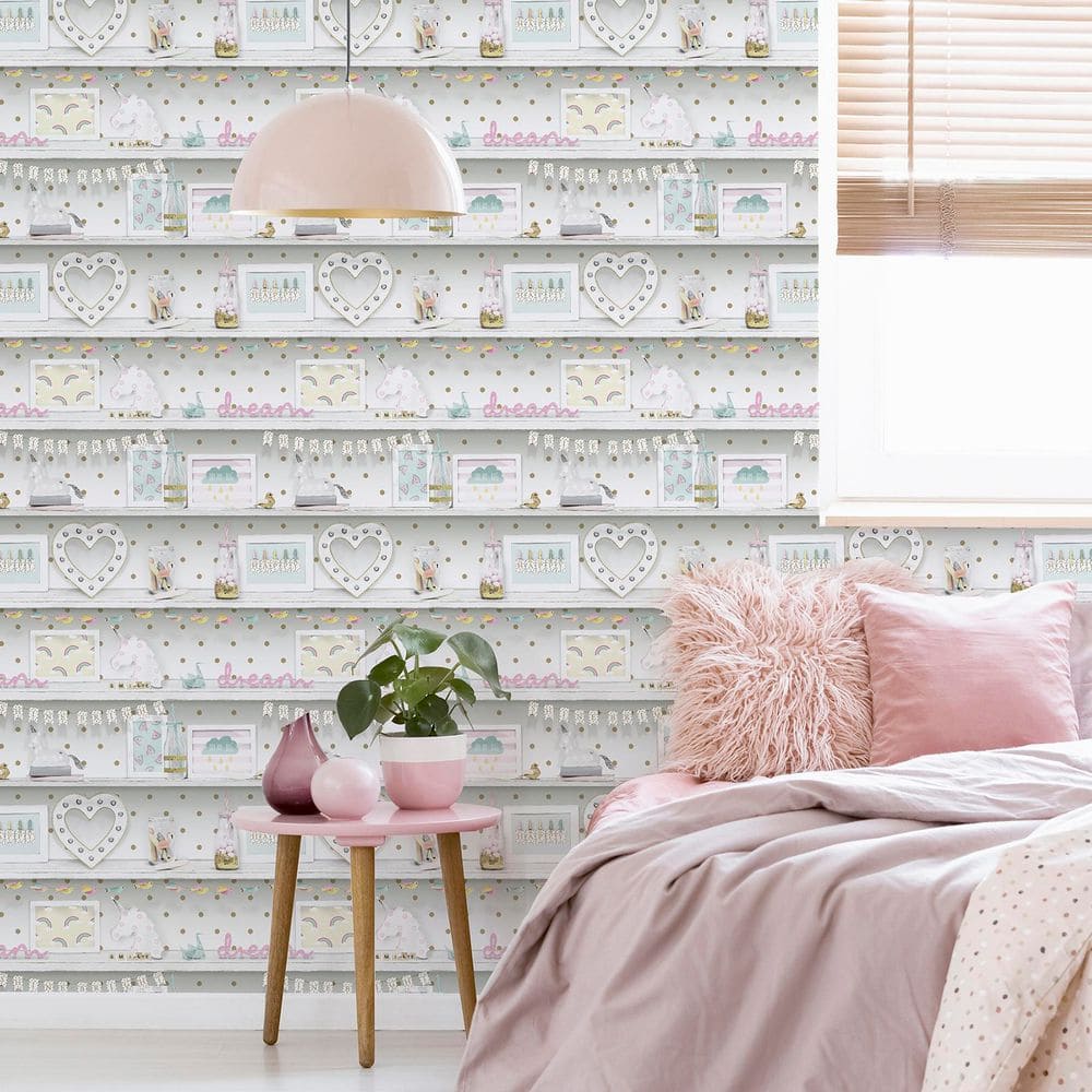 Arthouse Bonnie Multi-Colored Memento Wallpaper Sample AH696004SAM ...