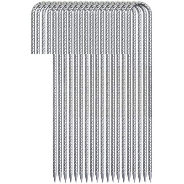 Laybus 12 in. J Hook Tent Stakes, Made of Premium Steel, Perfect for ...