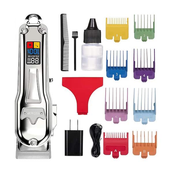 Anqtovp Professional Hair Clippers with Full Metal Body, Adjustable ...