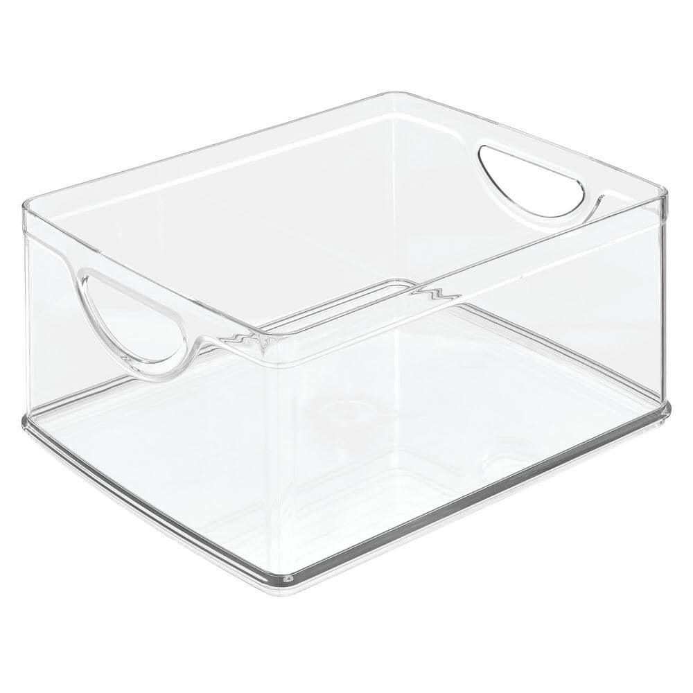 iDesign Cabinet Bin 10 in. x 8 in. x 5 in., Clear 80007 - The Home Depot