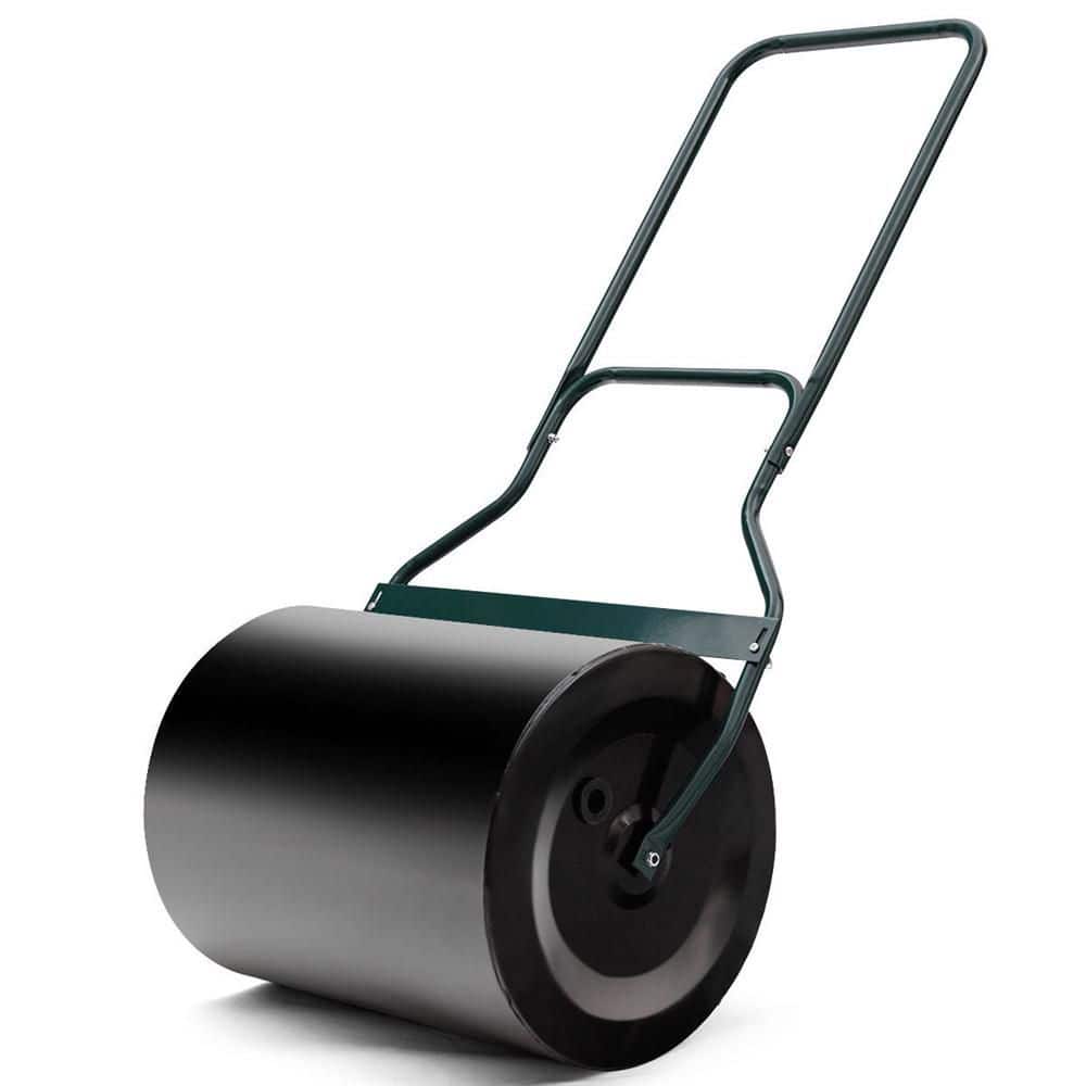 Costway 50 in. x 16 in. x 20 in. Heavy Duty Push Tow Lawn Roller Roller ...