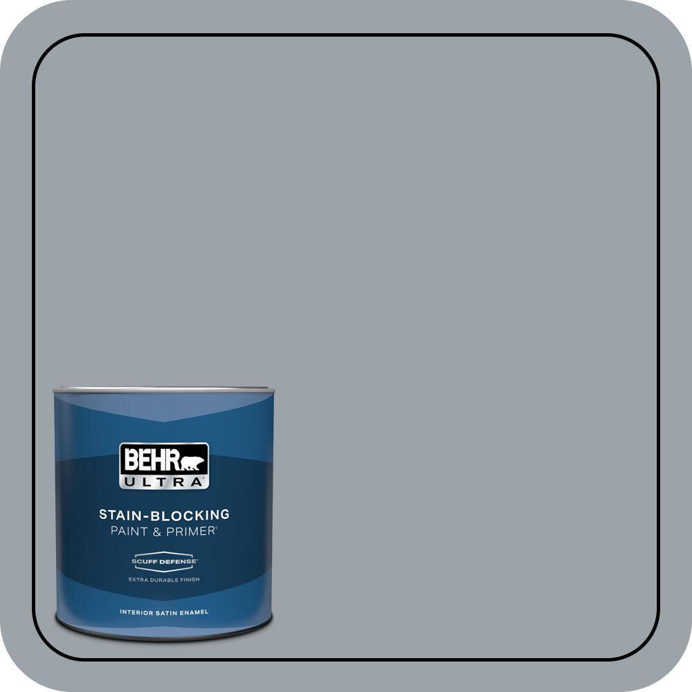 BEHR ULTRA 1 qt. #MQ5-22 Rainmaster Extra Durable Satin Enamel Interior ...