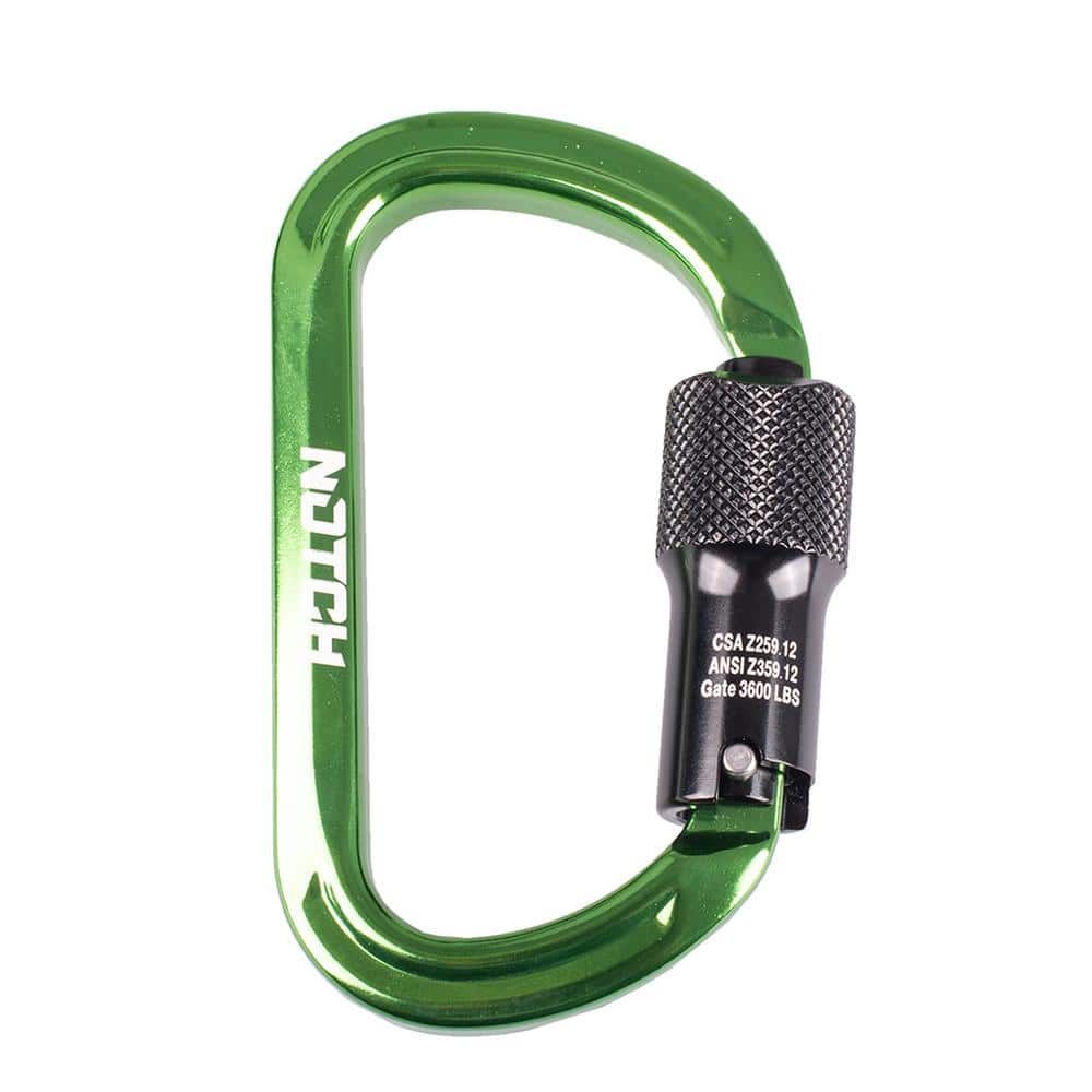 Notch Offset Oval 3600 lbs. Gate Carabiner 41458 - The Home Depot