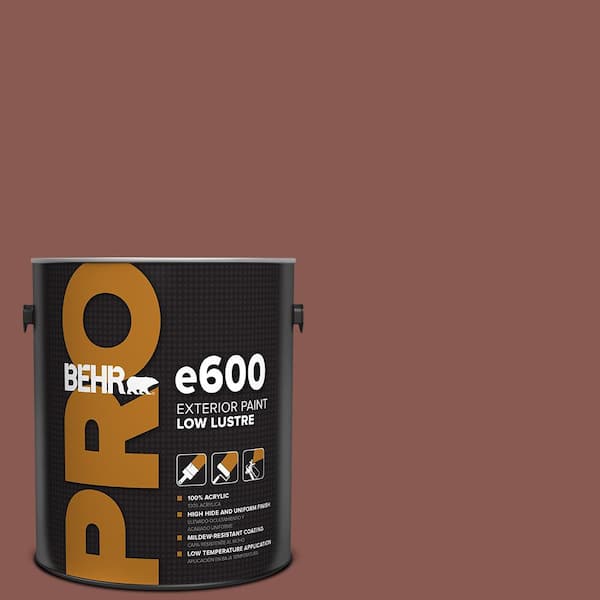BEHR PRO 1 gal. #MQ1-20 Rust Low Luster Exterior Paint PR62301 - The ...