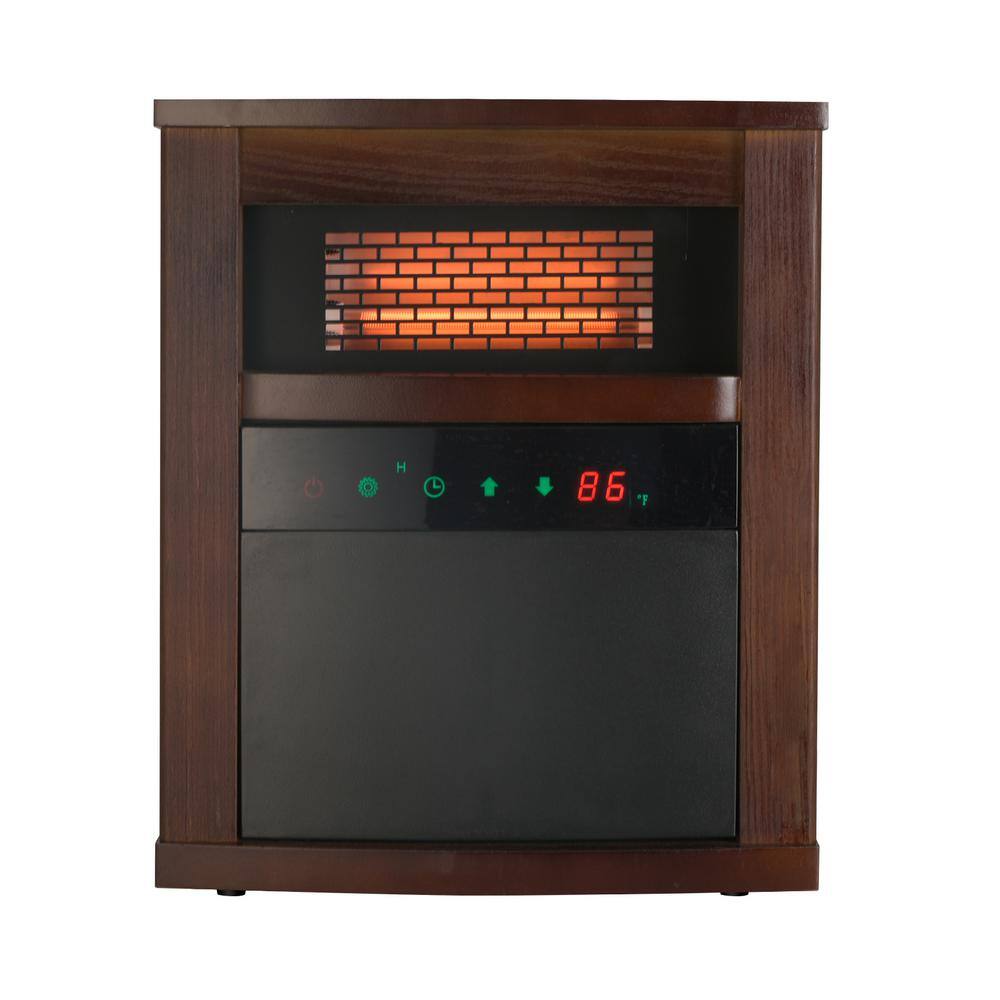 Edendirect 1500W 15.51 in. Electric Brown Compact Convection 4 infrared ...