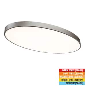 Reviews for Commercial Electric 4 ft. x 6 in. Black LED Flush Mount ...
