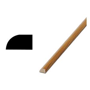 Woodgrain Millwork WM 129 7/16 in. x 11/16 in. x 96 in. Ash Base Shoe ...