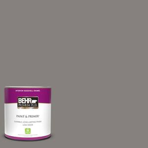 BEHR ULTRA 1 gal. #BNC-25 Gray Pepper Extra Durable Flat Interior Paint ...
