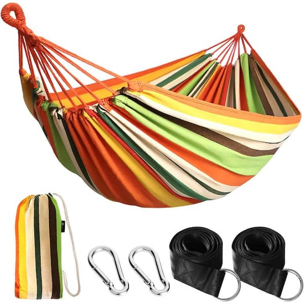 Cubilan 12 ft. Portable Camping Hammocks for Hanging Sturdy Hammock with Tree Straps Up to 660 ...