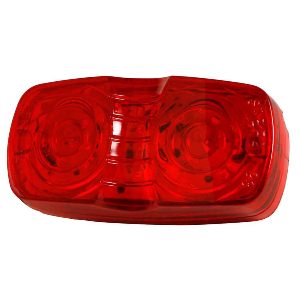 Grote Hi Count Square-Corner 13-Diode LED Clearance Marker Light-Red ...