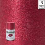 Testors CreateFX 2.5 oz. Red Glitter Spray Paint (3-Pack)-79631 - The ...